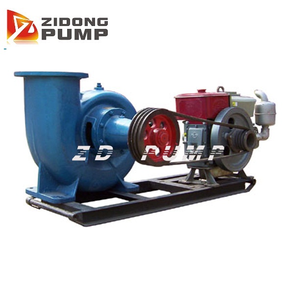 Diesel Engine Driven Horizontal Mixed Flow Pump For Farm Irrigation ...