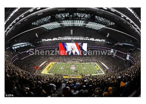 High Resolution Ph 10 Stadium Rgb Led Display Opto / Silan Chip , Dip ...