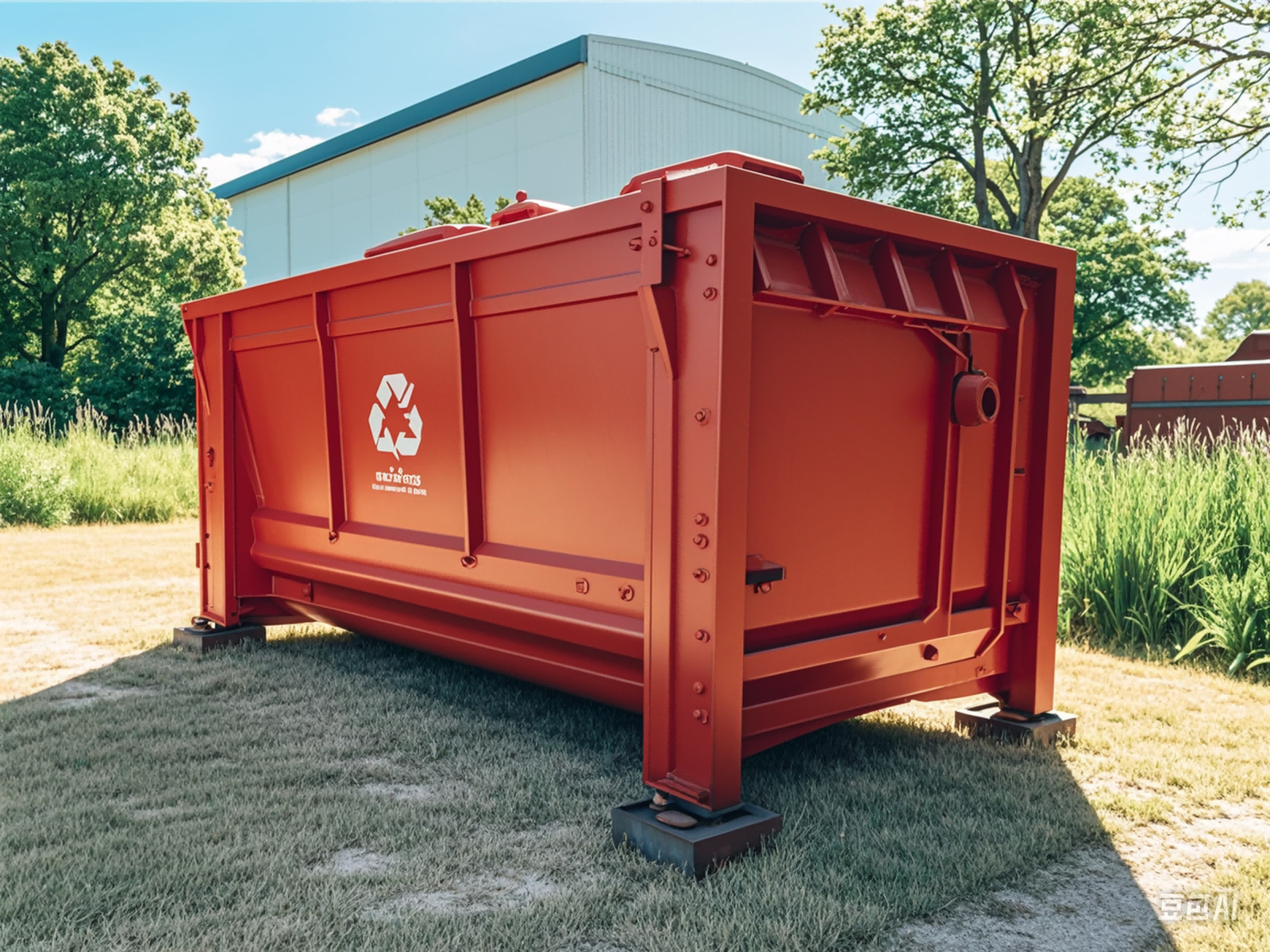 Industrial Recycling Dumpster Bins For Construction Waste Collection ...