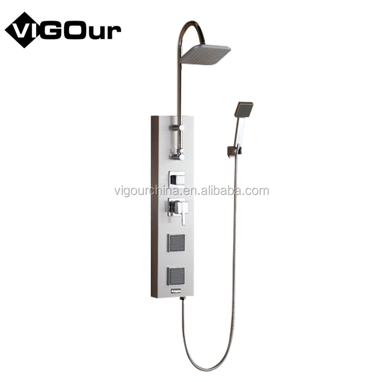 Stainless Steel Water Flow Shower Panel For Hotel Or Home Bathroom ...