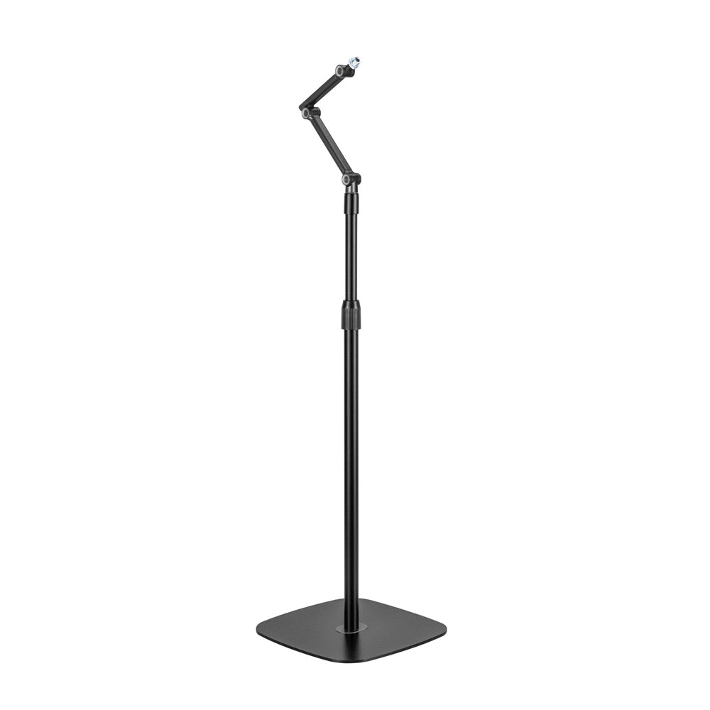 Universal Height Adjustable Standing Mic Boom Arm - Microphone Floor ...