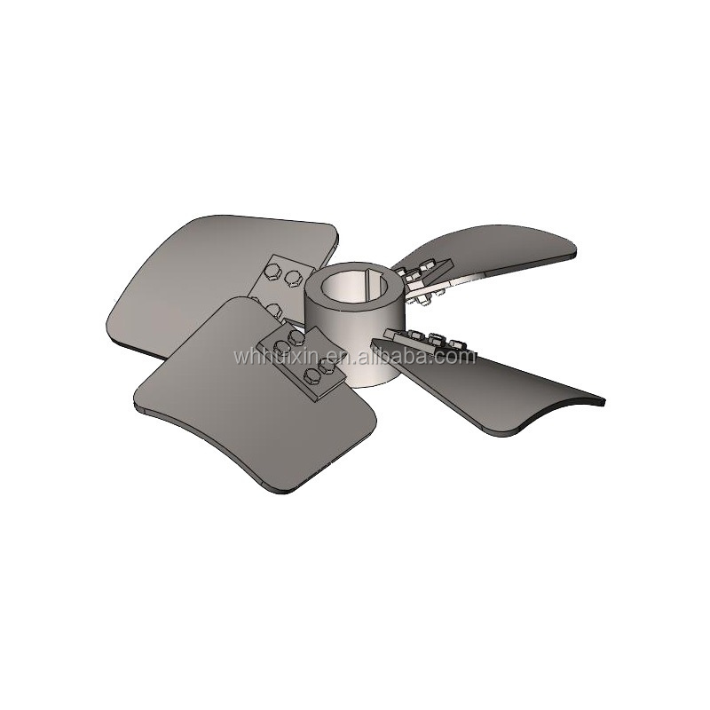 High Solidity Hydrofoil Propeller Impeller Agitator With Broad Blades ...