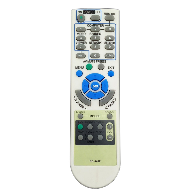 Rd-448e Remote Control For Nec Projectors Vt375 Vt380 Vt470 Vt480 Vt490 ...