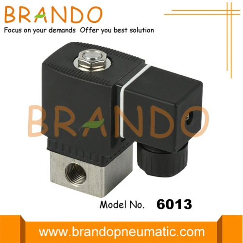 6013 A 1/4'' NC Stainless Steel Solenoid Valve China Manufacturers ...