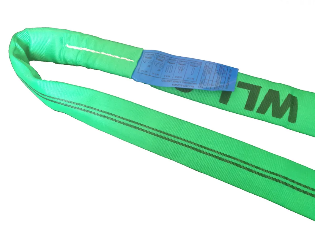 2 Ton Cargo Lifting Sling Round Sling, High Quality 2 Ton Cargo Lifting ...