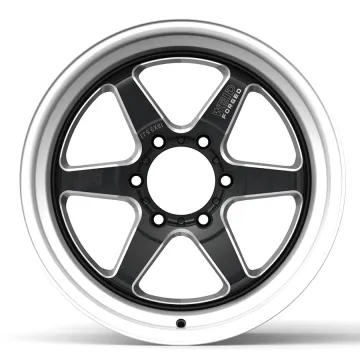 6-spoke Pick-up Rim 6x139.7 Black Machined Lip, High Quality 6-spoke ...