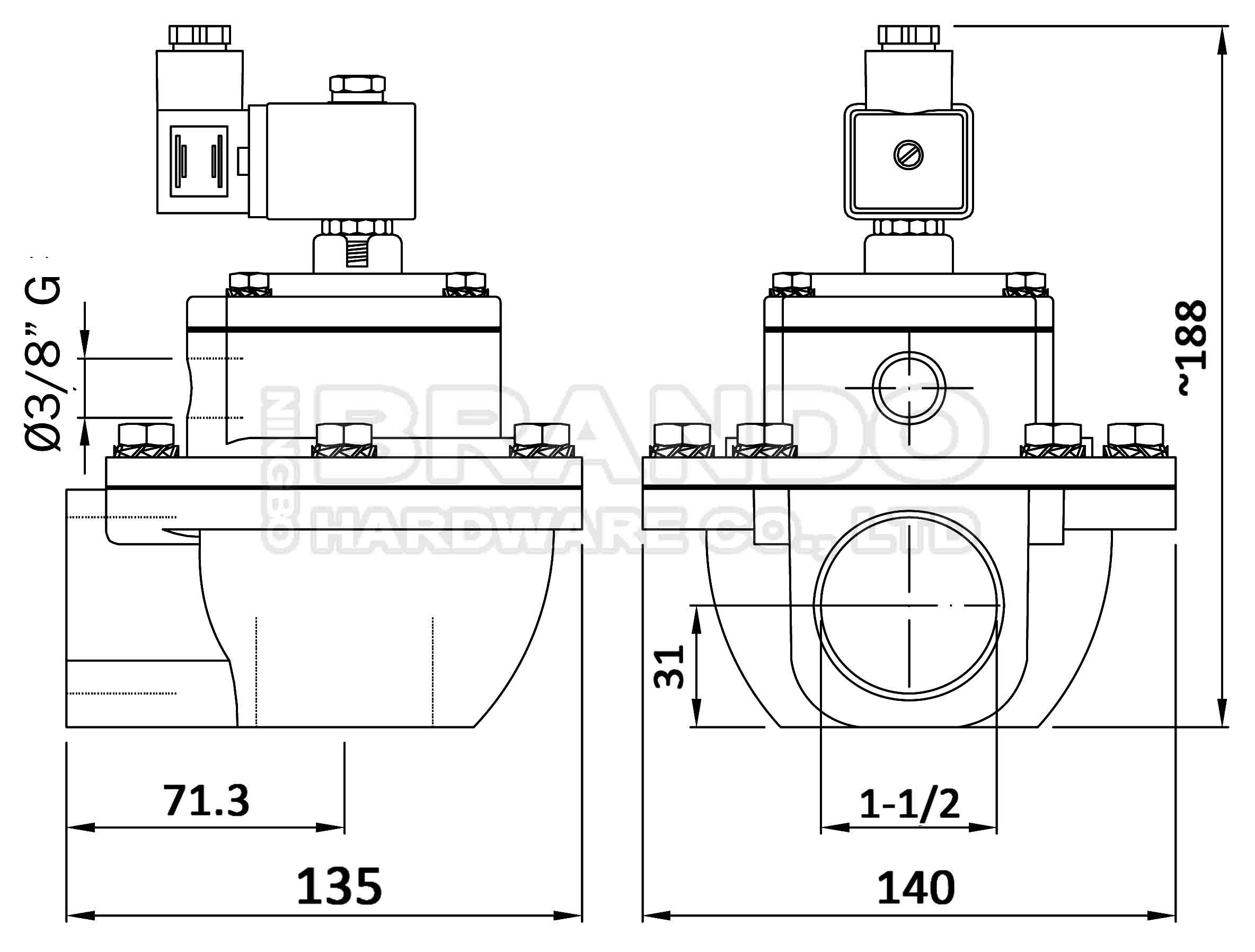 1 1/2 Inch FP40 Turbo Type Pulse Valve China Manufacturer