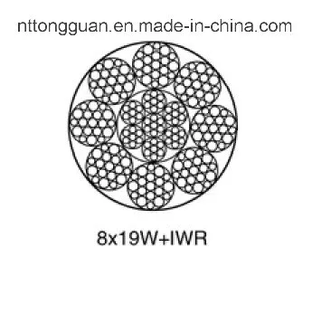 Ungalvanized Elevator / Lifting Steel Wire Rope 8x19w+iwr Hot Sell, High Quality Ungalvanized ...