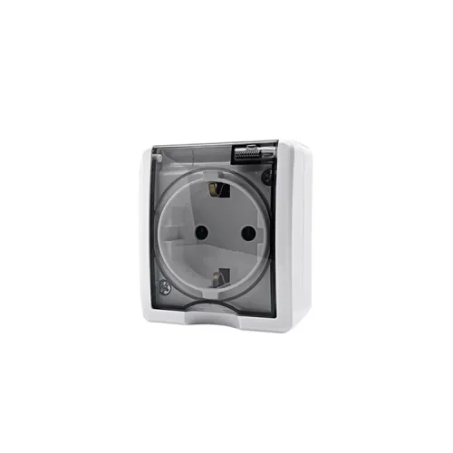 Factory Price Single Schuko Power Outlet With Shutter, High Quality ...