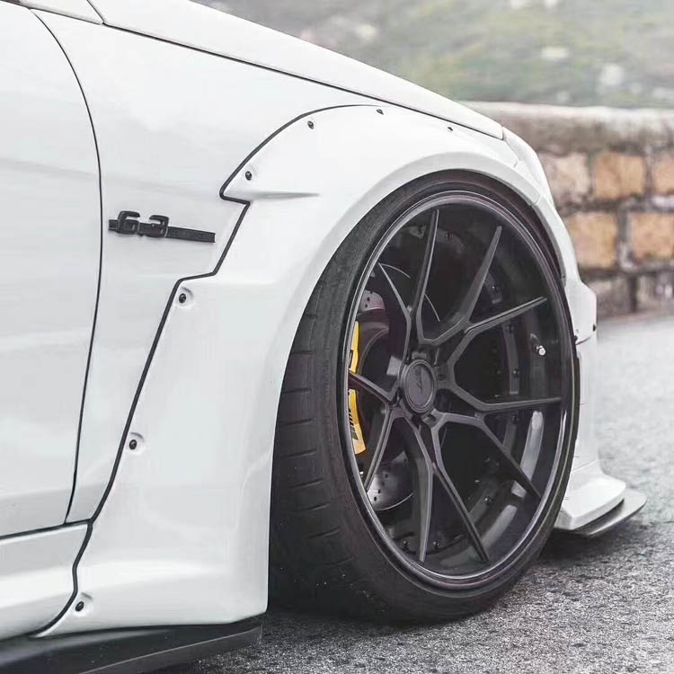 Lb Style Wide Body Kit For Mercedes-benz C-class C63 (2012-2014), High ...