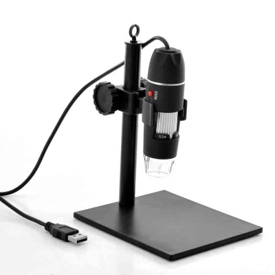Usb Digital Microscope Height Adjustable Stand 500x Zoom 8 Leds, High ...