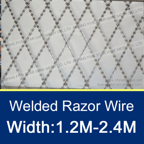 Bto-22/100mmx100mm Welded Razor Wire Fence, High Quality Bto-22 ...