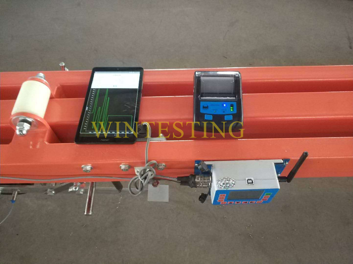 Bitumen Pavement Eight Wheels Roughness Flatness Tester, High Quality ...