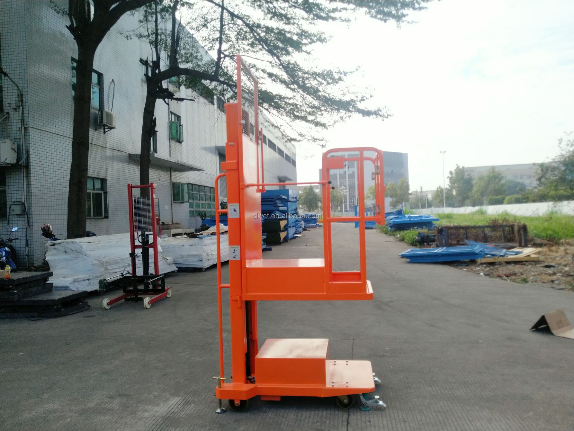 3.3m Semi Electric Hydraulic Order Picker Lift Platform, High Quality 3 ...