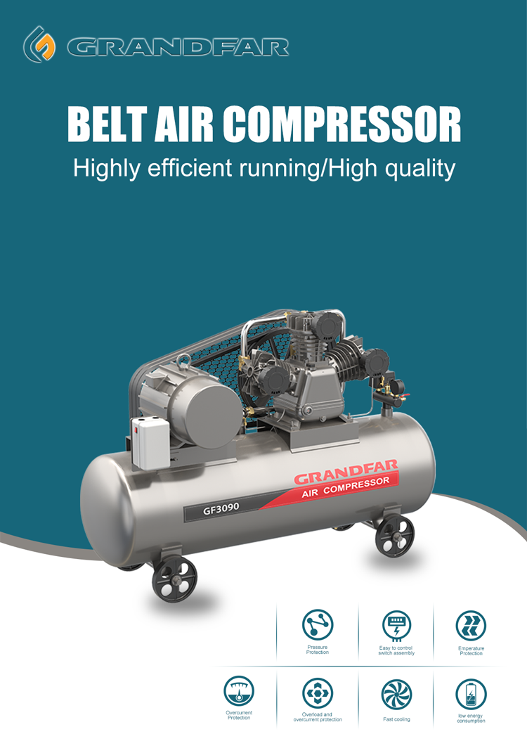 Gf3090 Series Electric Industrial Compressors - 100l-500l, 3kw-15kw ...