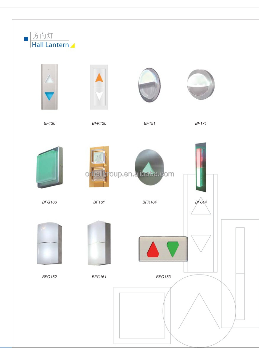 Elevator Position Indicator: Hall Indicator And Lift Arrival Lantern ...