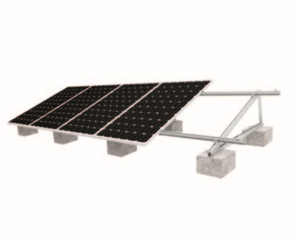 Flat Roof Tripod For Solar Panel, High Quality Flat Roof Tripod For ...