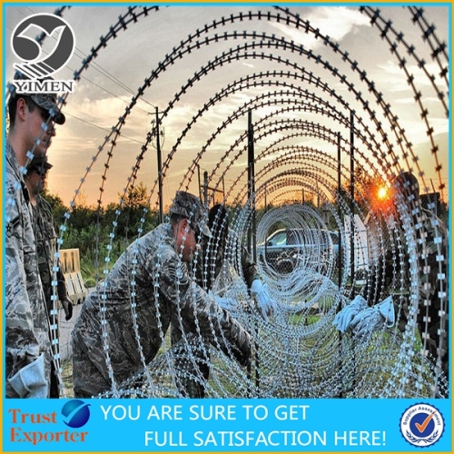 Cross Type Concertina Razor Wire, High Quality Cross Type Concertina ...