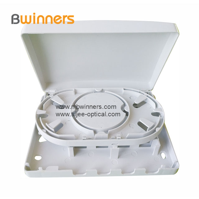 4 Ports Wall Mounted Face Plate Fiber Socket Box, High Quality 4 Ports ...