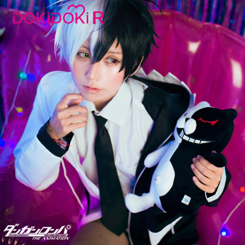 Dokidoki-r Game Danganronpa Monokuma Cosplay Costume Men Women ...