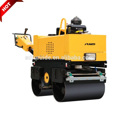 Hydraulic Steering Mini Hand Operated Road Compactor Roller hydraulic ...