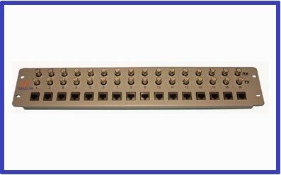 16e1 Coax To Rj45 Front Mount Balun Panel, High Quality 16e1 Coax To ...
