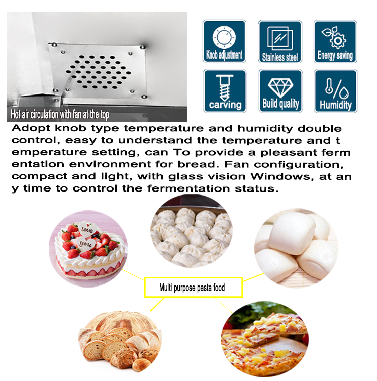 6 Tray Small Household And Commercial Bread Dough Proofer Cabinet, High ...