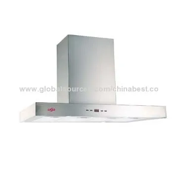 Stainless Steel Material Island Cooker Hood With 3 Speed Electronic ...