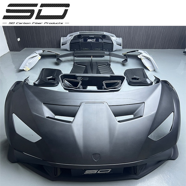 Carbon Fiber Front Engine Cover Kit For Lamborghini Huracan Lp610 Sto ...