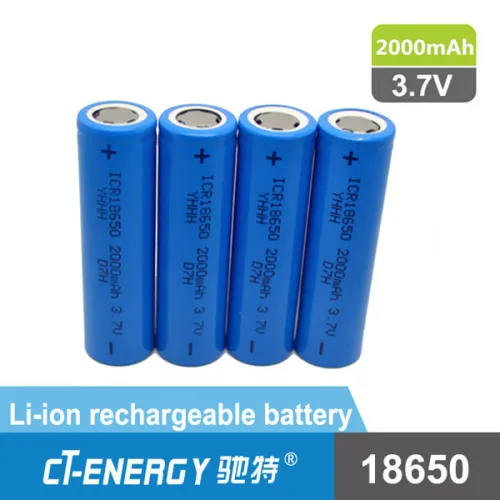 3.7v 2000mah Rechargeable Lithium Ion Battery, High Quality 3.7v ...