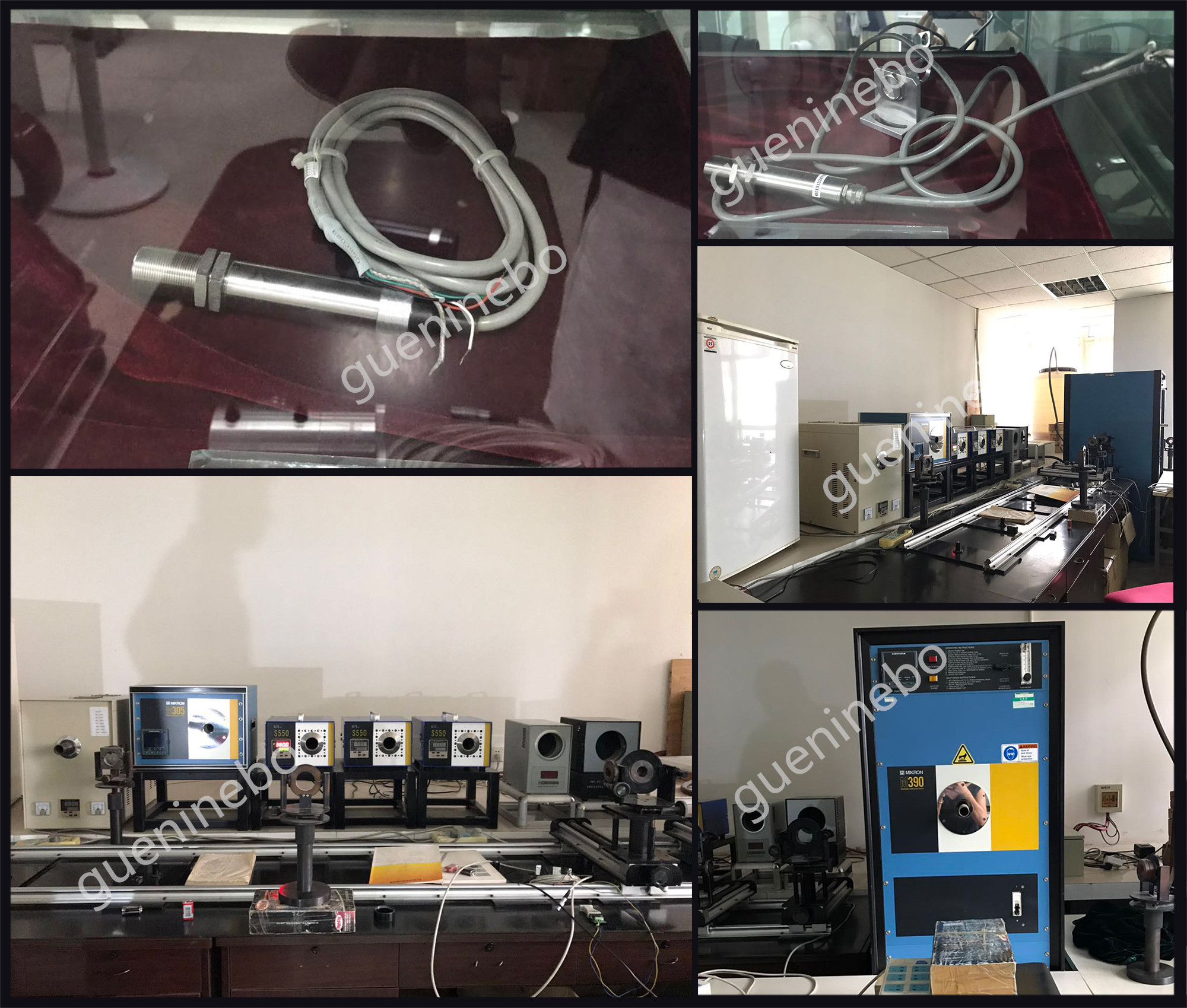 High Speed Industrial Fiber Optic Infrared Pyrometer Gnb207 With Air ...