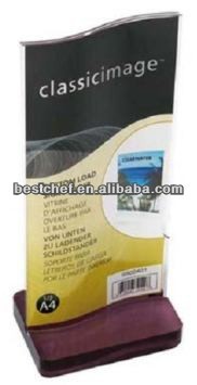 Perspex Square Bottom Menu Stand, High Quality Perspex Square Bottom ...