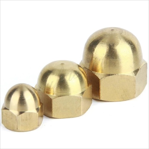 Brass Cap Hex Nuts Dome Head Acorn Nut, High Quality Brass Cap Hex Nuts ...