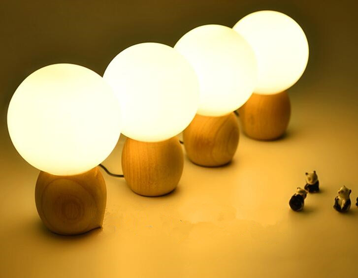 Modern Glass Lampshade Hotel Led Desk Lamp, High Quality Modern Glass ...