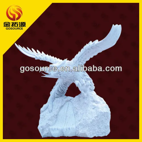 Natural Stone Flying Eagle Sculpture, High Quality Natural Stone Flying ...