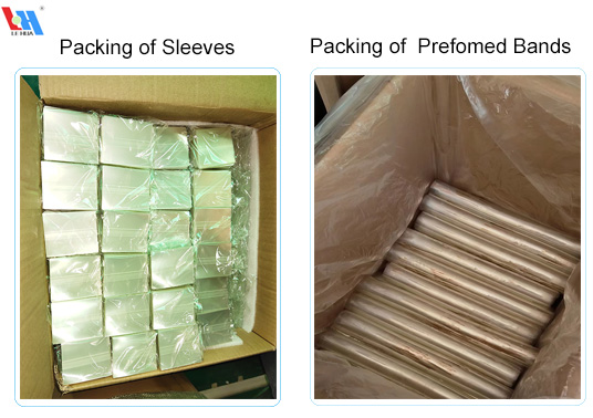 China Custom Shrink Wrap Bands, Perforated Shrink Bands, Black Heat ...