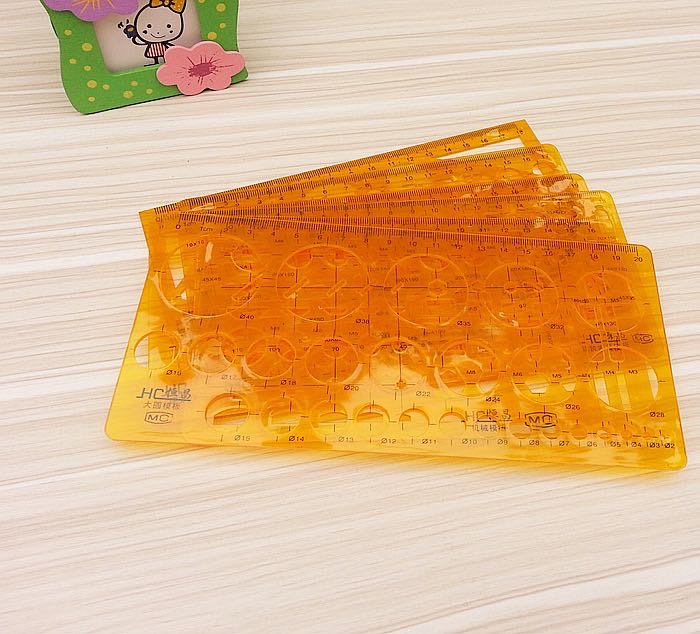 Dkdiy Educational Kids Drawing Plastic Stencil Ruler Stencils, High ...