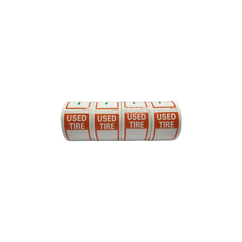 300 Adhesive Matte Writable Tire Stickers Per Roll, High Quality 300 ...