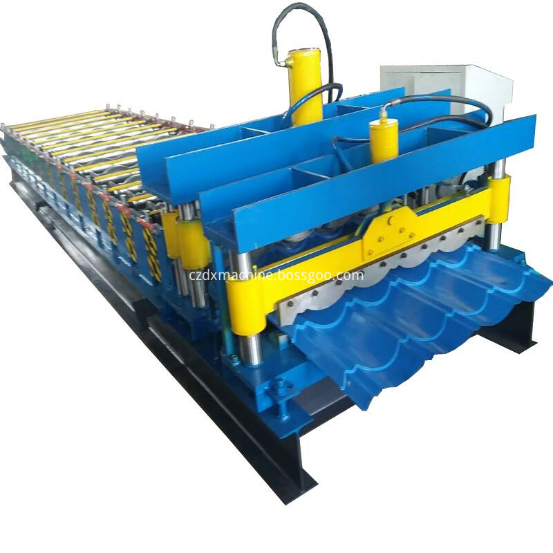 828 Circular Arc Glazed Tile Roll Forming Machine คุณภาพสูง 828 ...