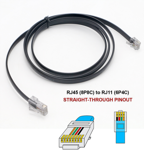 Flat 4cores Rj45 ~ Rj11 케이블 전화, Bossgoo.com의 고품질 Flat 4cores Rj45 ...