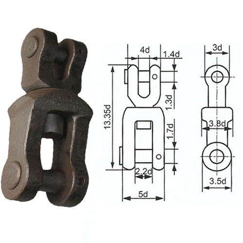 Galvanized Mooring Anchor Swivel Crown Shackle For Marine Ships, High ...