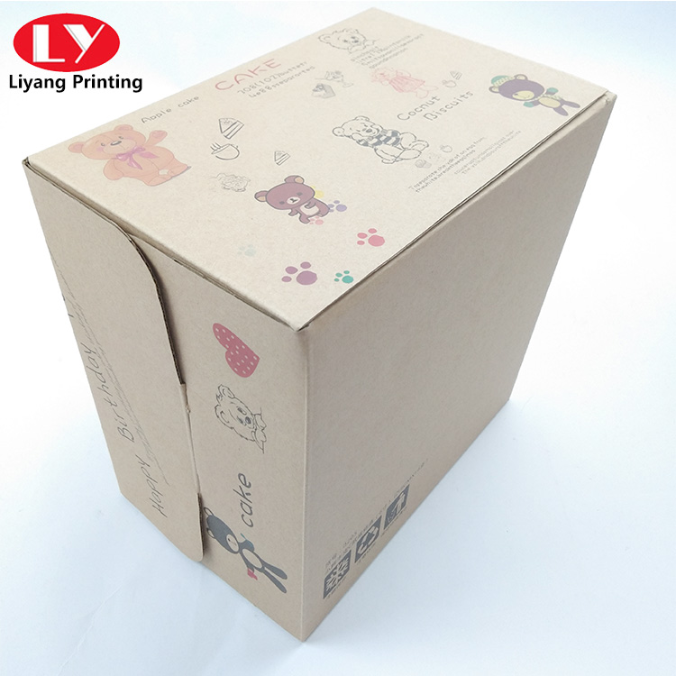 Corrugated Brown Double Open Cake Box, High Quality Corrugated Brown ...