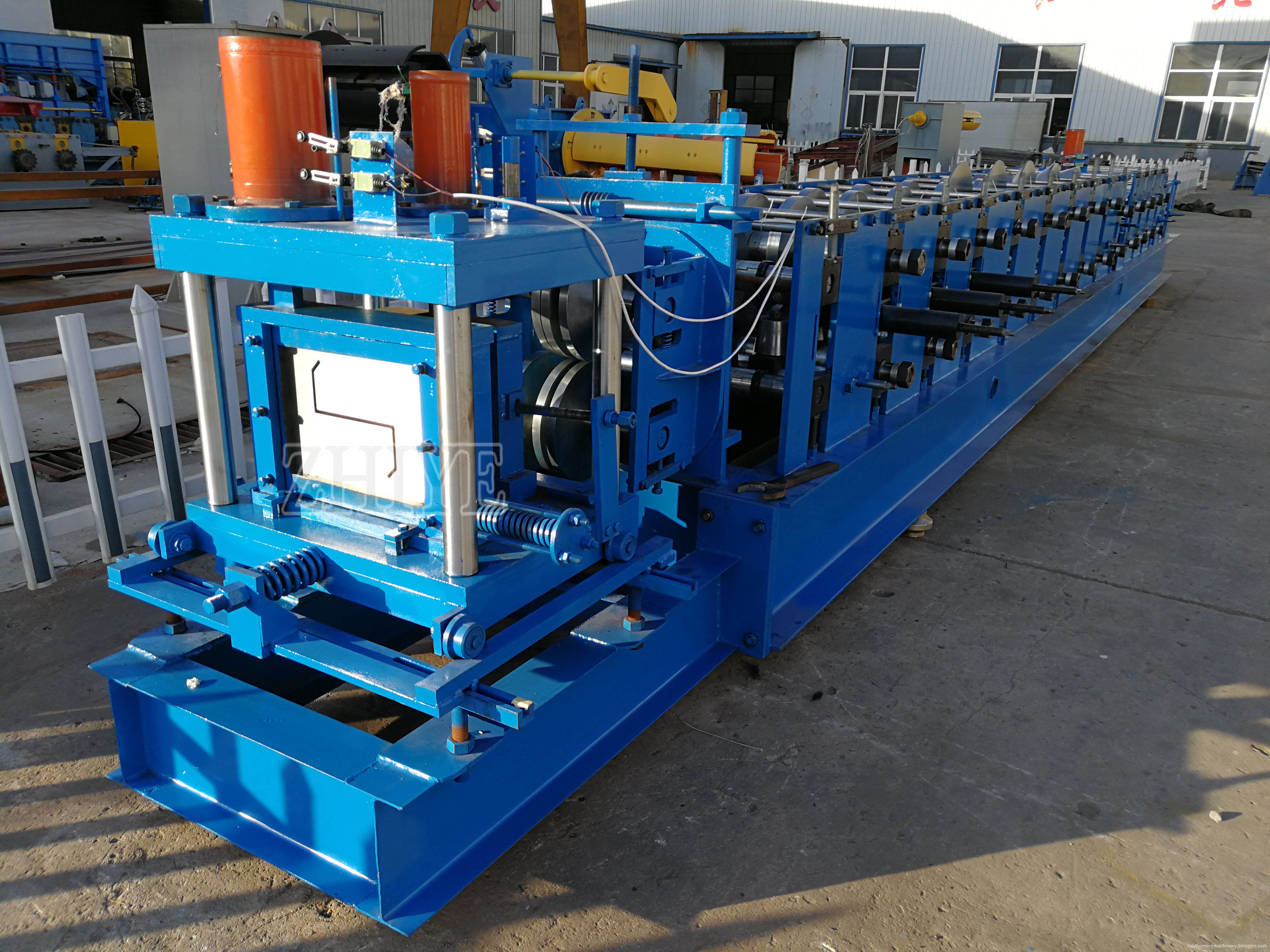 Z Section Steel Purlins Cold Roll Forming Machines, High Quality Z ...