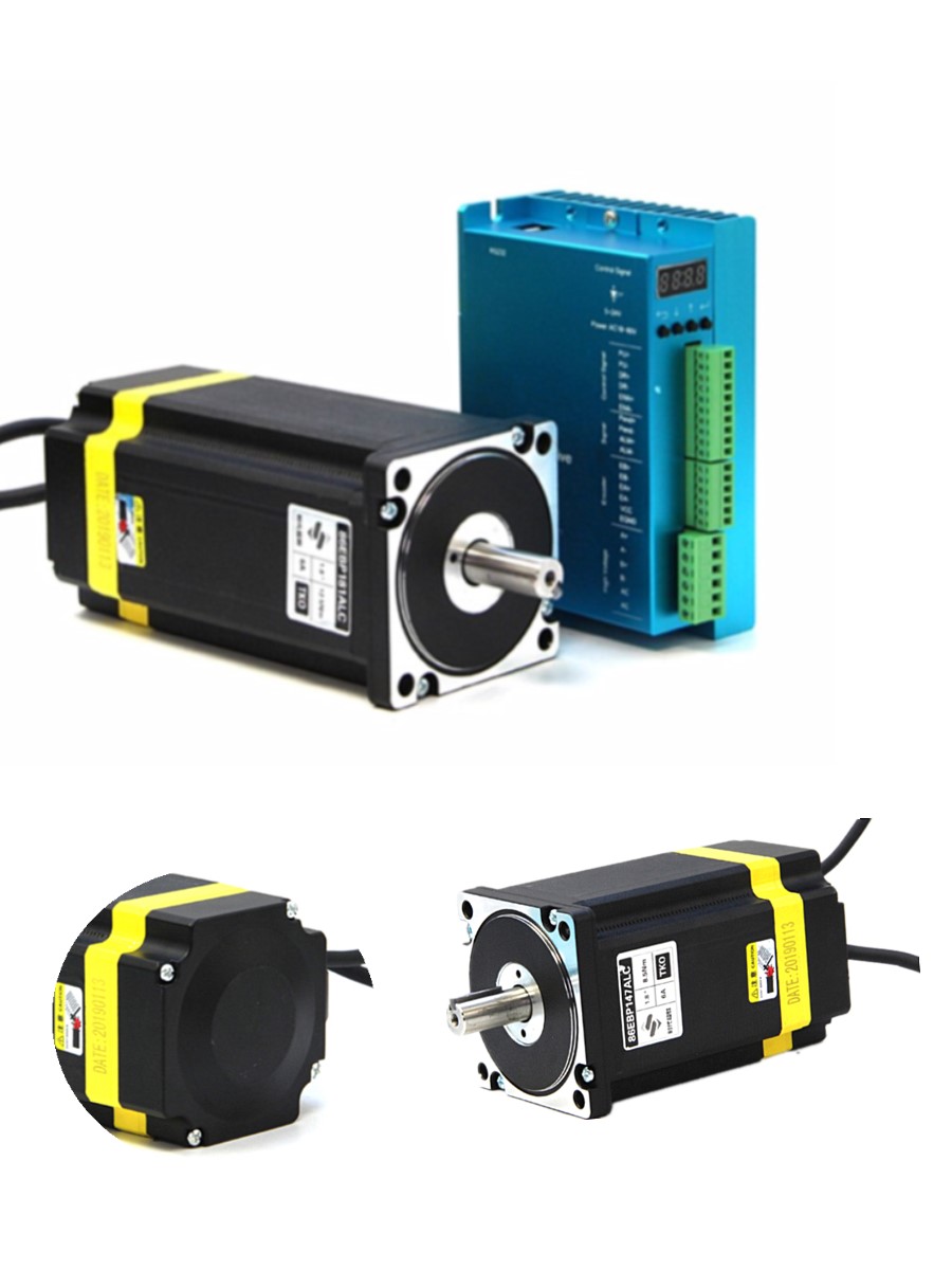 Nema34 Closed Loop Stepper Motor Kit: Hybird Servo Driver With Display ... Nema34 Closed Loop Stepper Motor Kit: Hybird Servo Driver With Display ...