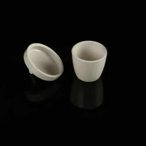 Low Form Glazed Porcelain Crucibles With Lid 20ml, High Quality Low Form Glazed Porcelain ...