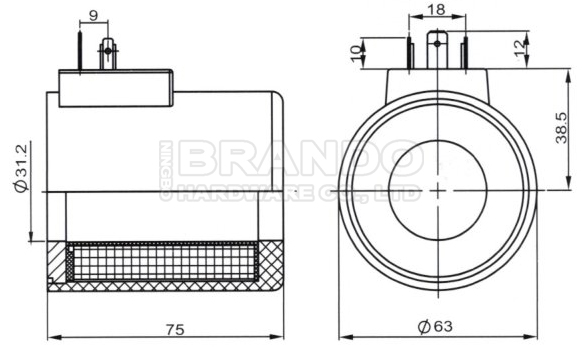 R900019793 Rexroth Type Hydraulic Solenoid Coil GZ63-4-A 24V China ...