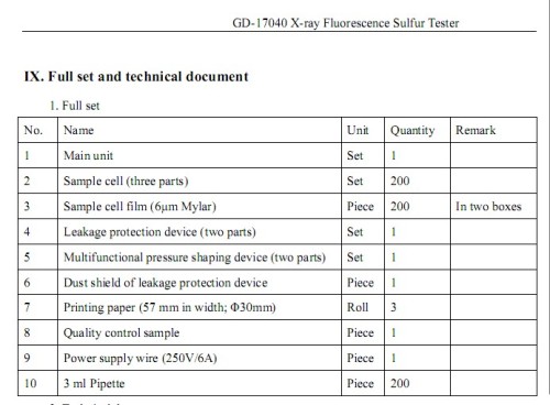 Astm D4294 Xrf Analyzer Sulfur Equipment Sulfur Apparatus Test ...