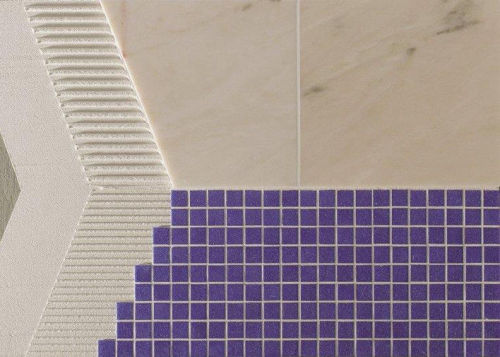 Outdoor Wall Ceramic Floor Tile Adhesive / Eco Friendly Shower Tile ...