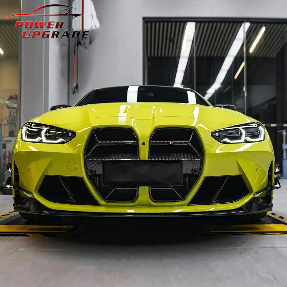 Dry Carbon Csl Style Front Bumper Kidney Center Mesh Grill For Bmw M3 ...