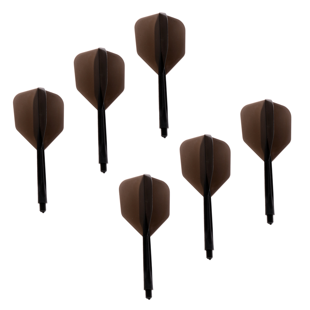 6 Pieces Transparent 2ba Thread Dart Shafts And Dart Flights Connection ...